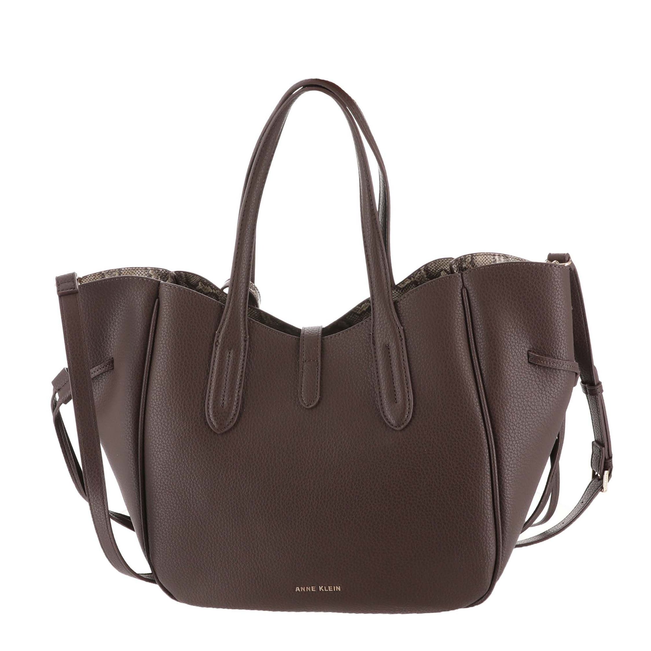 Anne Klein Large Tote With Detachable Strap Bag - Masseys